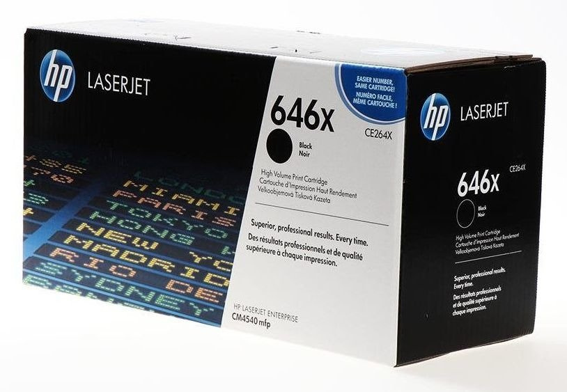 CE264X - Toner HP 646X do HP Color LaserJet CM4540